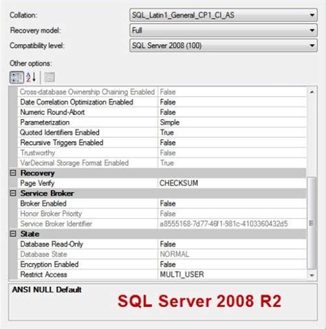 Sql Server Target Recovery Time Of A Database Advance Option In Sql