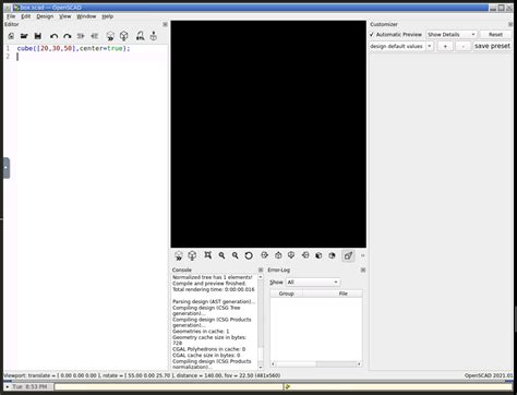 Preview Is Blank Black With No Errors · Issue 4359 · Openscadopenscad · Github
