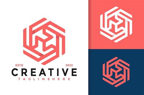 Premium Vector Abstract Hexagon Cube Logo Design Vector Illustration Template
