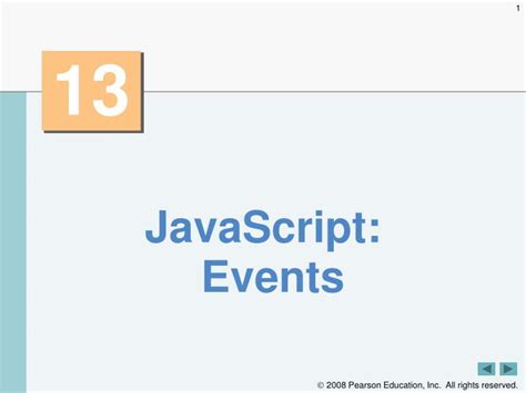 Ppt Javascript Events Powerpoint Presentation Free Download Id