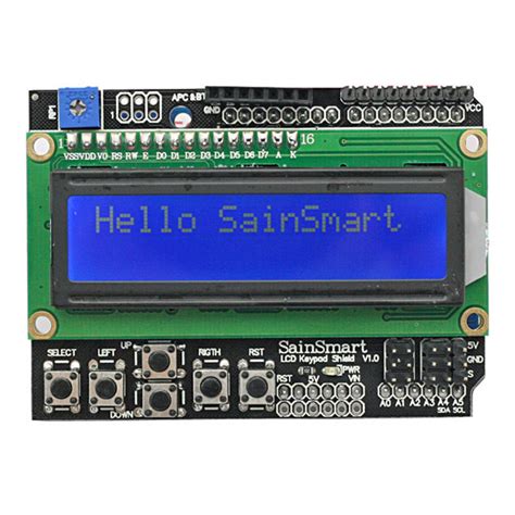 Specterm Technology 1602 LCD Board Keypad Shield Blue Backlight For Arduino Robot At 200 Piece