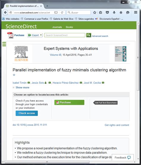Parallel Implementation Of Fuzzy Minimals Clustering Algorithm El
