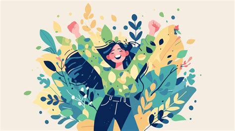 Un Cartel Para Una Chica Que Dice Feliz Cumpleaños Vector Premium