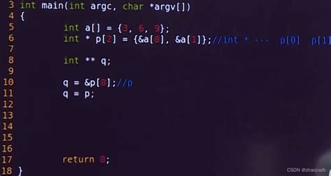 linux c语言进阶 d11多级指针、void指针及const csdn博客