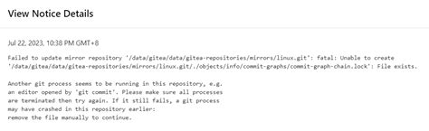 Failed To Sync Push Mirror Repo When Repo Is Mirror Repo · Issue 26059 · Go Giteagitea · Github