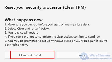 How To Clear The Tpm In Windows 11