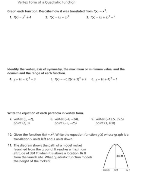 Solved Graph Each Function Describe How It Was Translated
