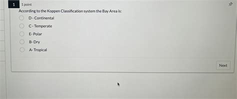 Solved 11 pointaccording To The Koppen Classification Solved 11 pointaccording To The Koppen Classification