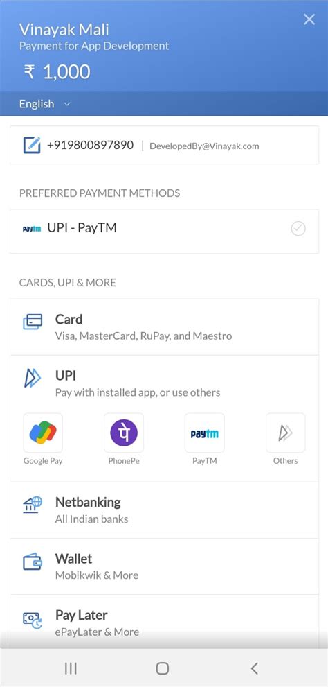 Github Malivinayakflutterrazorpayintegration Flutter Razorpay Integration