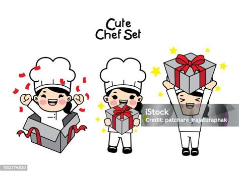 귀여운 요리사 캐릭터 세트 요리사 유니폼에 설정 된 문자입니다 Vecter 미식가에 대한 스톡 벡터 아트 및 기타 이미지 미식가 피자 가정 주방 Istock
