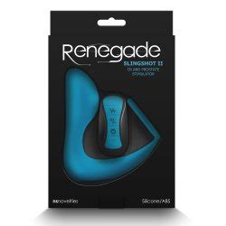 Renegade Slingshot Remote Control Cock Ring Prostate Stimulator Teal Sex Toys Adult