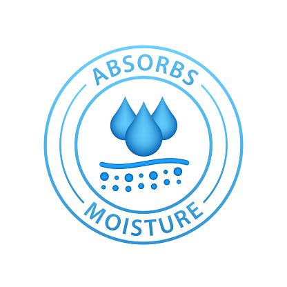 Moisture Absorb Badge Logo Design Suitable For Business Beauty