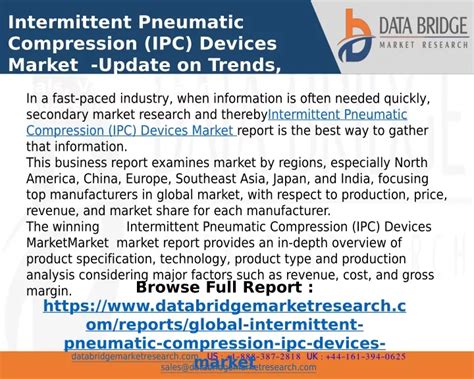 Ppt Intermittent Pneumatic Compression Ipc Devices Powerpoint