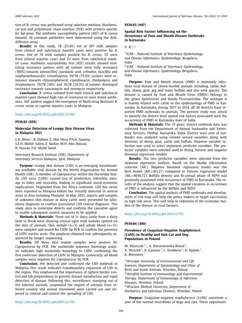 Pdf Molecular Detection Of Lumpy Skin Disease Virus In Malaysia 2021