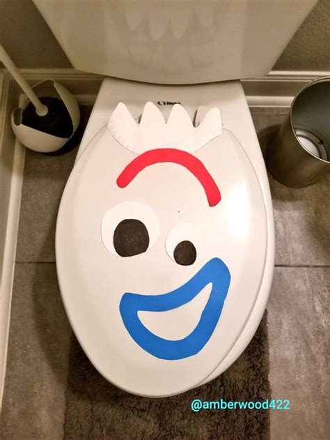 People Thought My Restroom Decor Was Hilarious For Our Toy Story