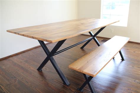 oak x base table great tables
