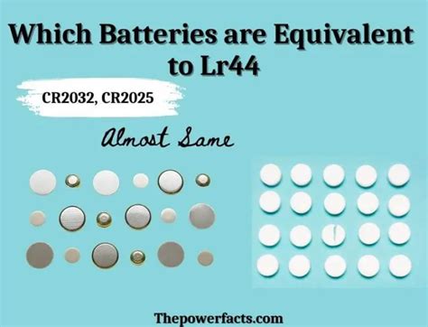 Which Batteries Are Equivalent To LR LR Battery Size The Power Facts