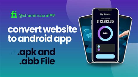 convert website to android and ios app using webview by shamimasraf99