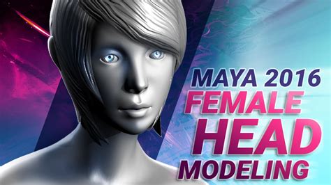 maya female head modeling for animation tutorial youtube