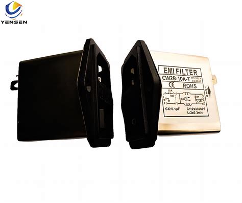 Double Fuse Iec Inlet Ventilator Power Line Emi Emc Noise Filter 250v Emi Filter And Socket Filter