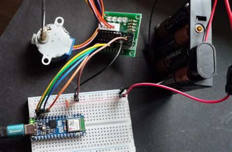 nano esp32 con driver uln2003 e stepper 28byj 48 hardware arduino forum