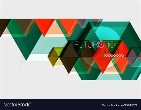 Hexagon Abstract Background Geometrical Modern Vector Image