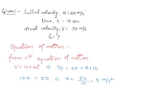 Solved A Car Starts From Rest And Accelerates At A Speed Of 1 M S 2 To