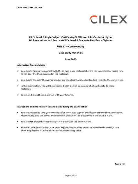 Fillable Online Cilex Level 6 Single Subject Certificate Fax Email Print Pdffiller