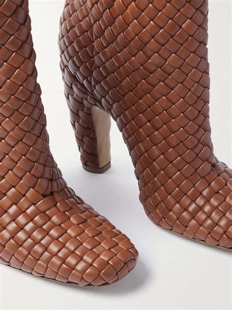 Bottega Veneta Mini Lido Intrecciato Leather Ankle Boots Net A Porter