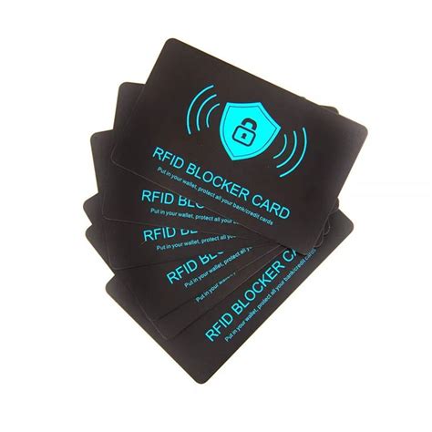 Pack Of 50 RFID Blocking Card Contactless Card Protection Safe RFID Card Wallet Shield Protector