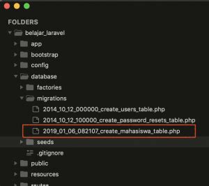 Tutorial Laravel Migration Laravel Malas Ngoding