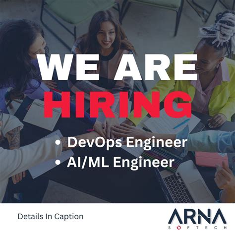 hiring arnasoftechhiring aiengineer mlengineer devopsengineer