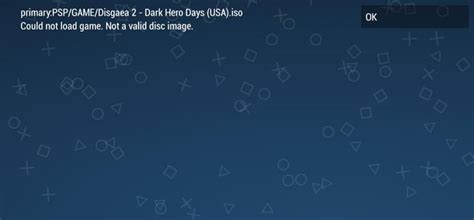 ppsspp not a valid disc image r emulationonandroid