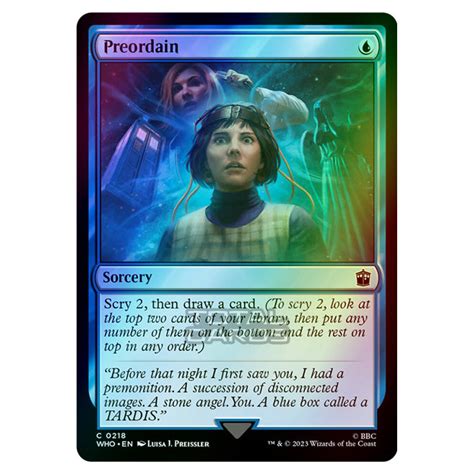Magic The Gathering Universes Beyond Doctor Who Preordain 0218