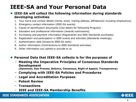 Ieee Sa And Gdpr Implementation Ppt Download