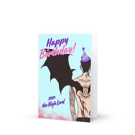 Acotar Birthday Card High Lord Rhysand Velaris Night Court
