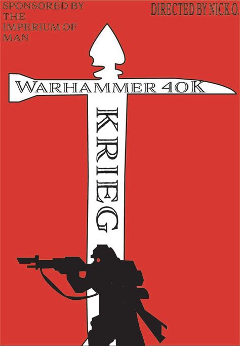 Warhammer Movie Poster I Made In Class Rillustration