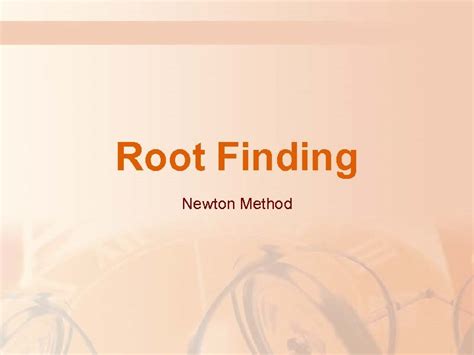 4 Numerical Methods Root Finding Secant Method Modified