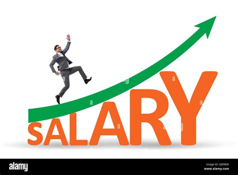 Salary Increase Concept With The Businessman Stock Photo Alamy