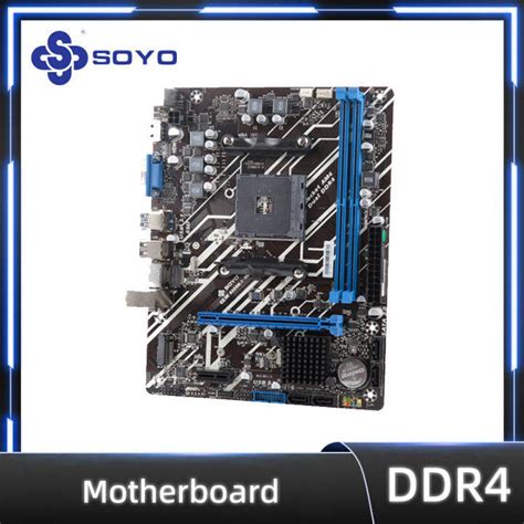 Soyo Full New Motherboard Am4 A320m 2 Vh Amd Ddr4 Memory M 2 Slot Ssd Vga Desktop Mainboard