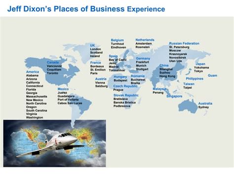 Jeff Dixon Places Of Experience Map Ppt