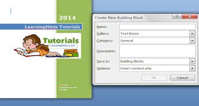 Inserting A Cover Page In Word 2007