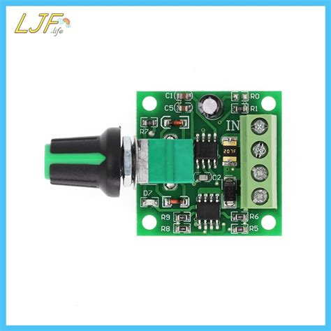 Ljf 18v 3v 5v 6v 12v 2a Pwm Dc Motor Speed Controller Variable Speed Regulator Governor Switch