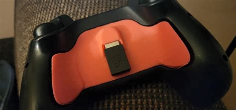 Steam Controller Battery Cover Fdm Strengthened With External Usb Dongle By Wrathernaut