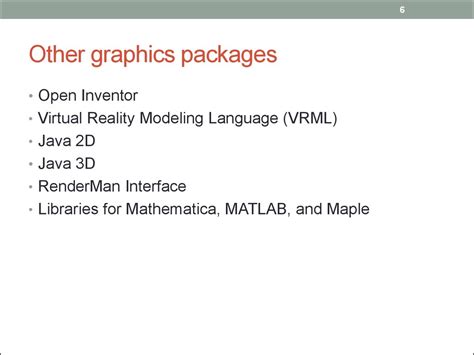 Cmpe 466 Computer Graphics Computer Graphics Software Chapter 3 Online Presentation