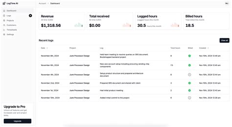 Logtime Ai Automated Timesheets For Devs