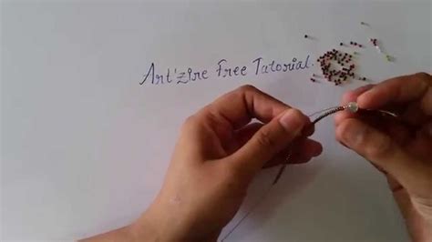 Terminating Necklace Strings Neatly Free Video Tutorial Youtube