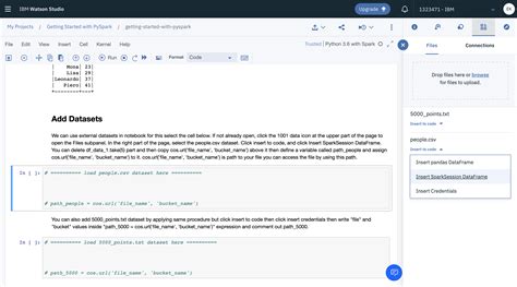 Getting Started With Pyspark Ibm Developer