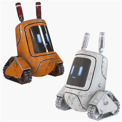 Mini Robot Collection D Model TurboSquid