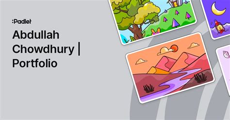 Abdullah Chowdhury Portfolio